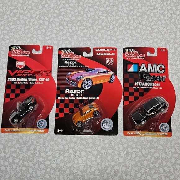RC Ertl, Inc. | Toys | Racing Champions Muscle 203 Dodge Viper Dodge ...